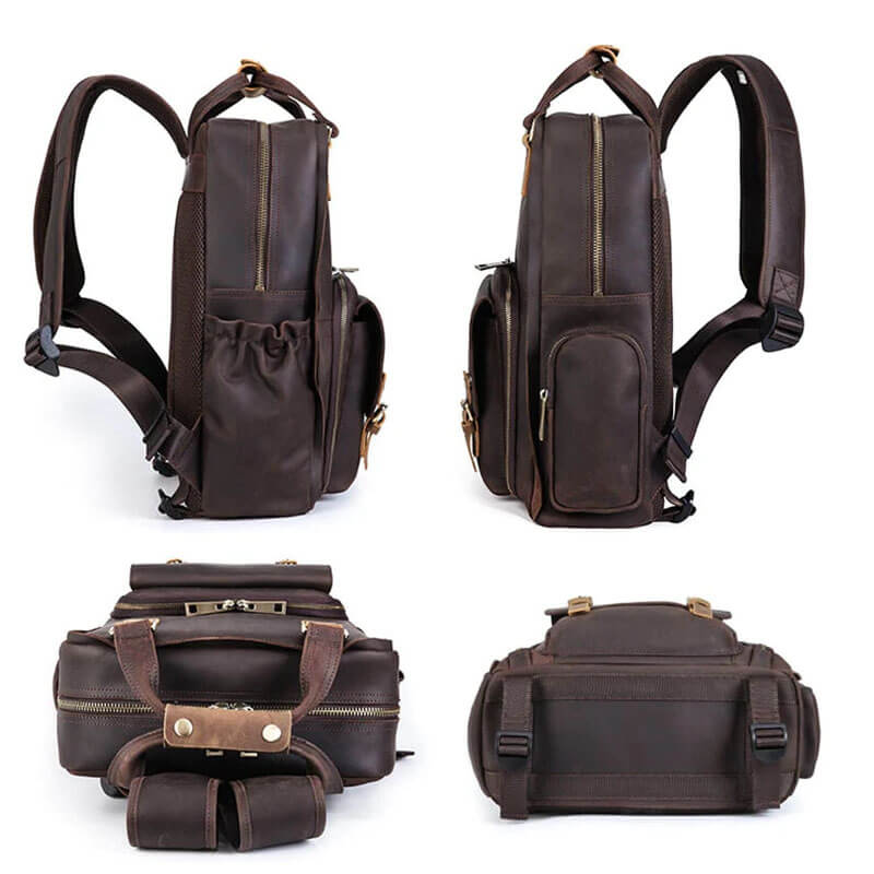 Gaetano Large Leather Backpack – Unique Leather Bags