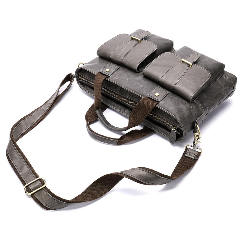Leather Satchel Messenger Bag | Unique Leather Bags