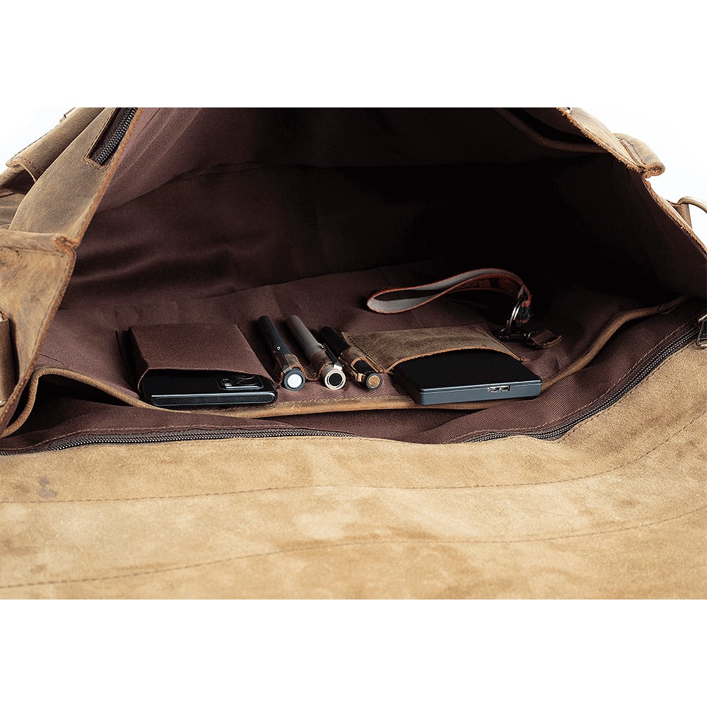 Sparten Leather Messenger Bag – Unique Leather Bags