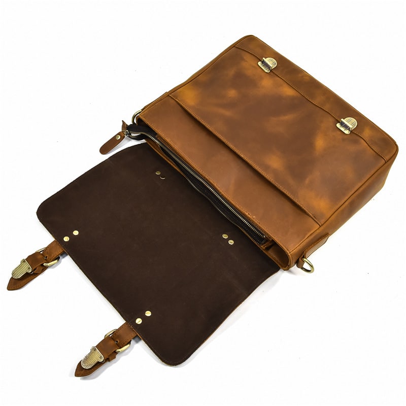 Vintage Leather Satchel | Unique Leather Bags