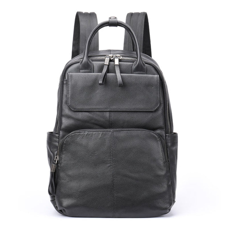Classic Retro Leather Travel Backpack – Backpack For Sale