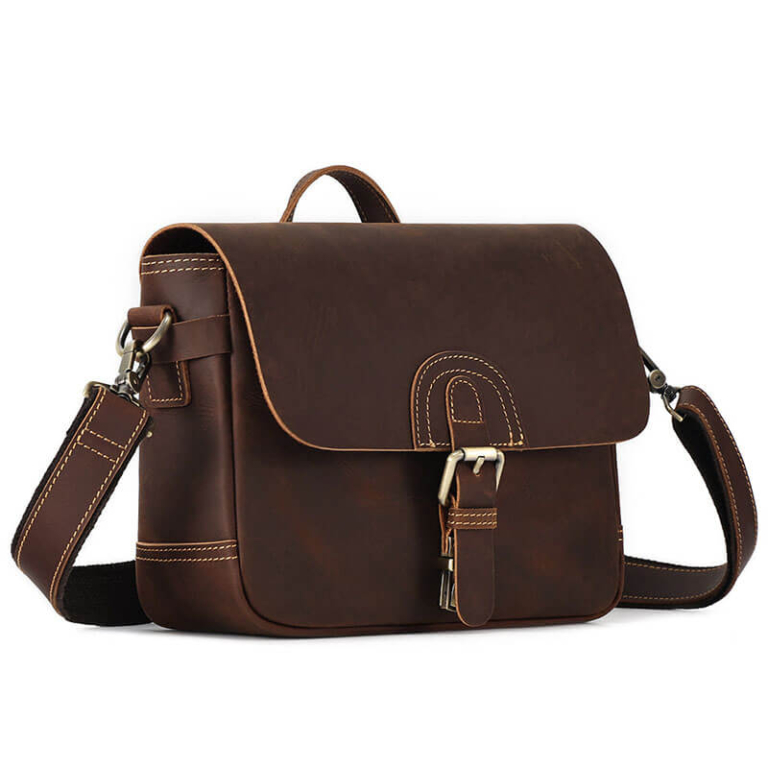 Buffalo Leather Messenger Bag | Unique Leather Bags