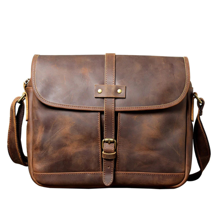 Buffalo Leather Messenger Bag | Unique Leather Bags
